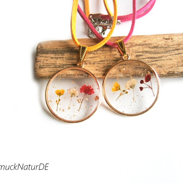 Real Flower Necklace - Etsy