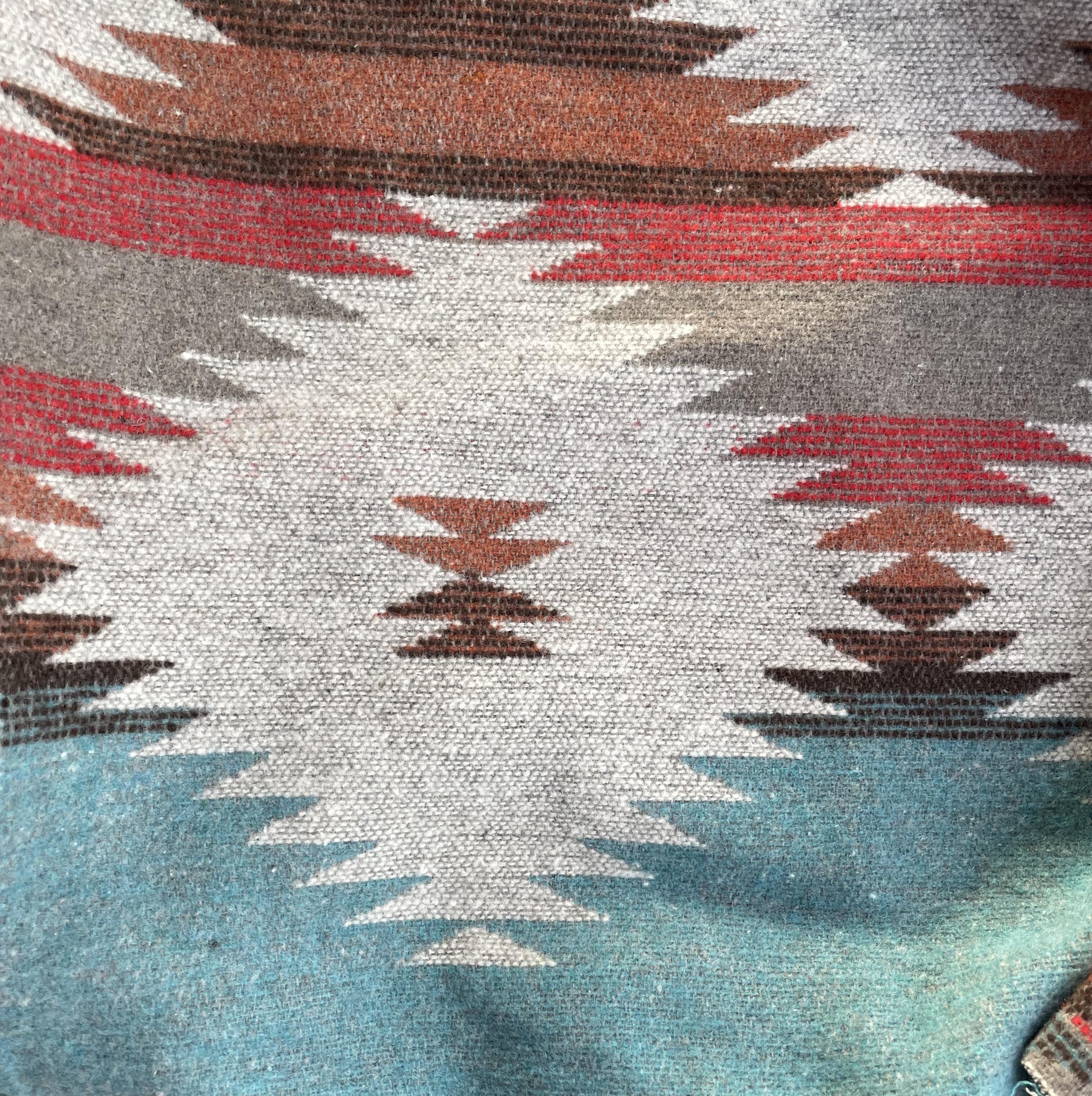 Southwestern Wool Medium Weight Fabric Jacquard Aztec Western Fabric - Etsy