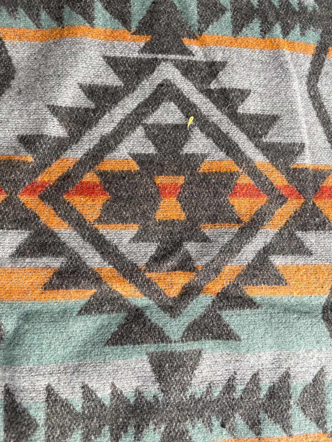 Southwestern Wool Medium Weight Fabric Jacquard Aztec Western Fabric ...