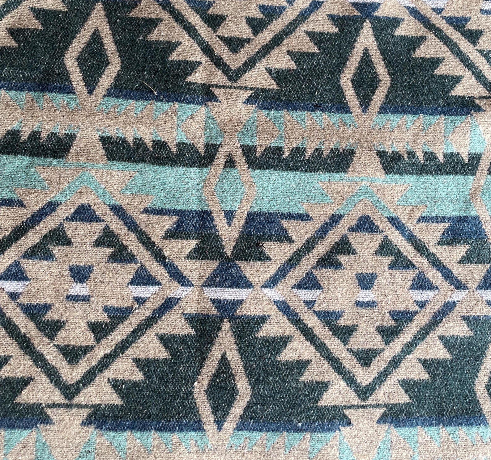 Southwestern Wool Medium Weight Fabric Jacquard Aztec Western Fabric - Etsy