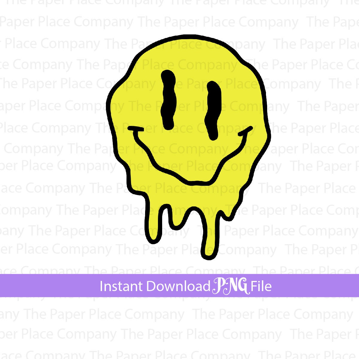 Smiley Face Png Png Designs Png Files Drip Smiley Smile - Etsy Hong Kong