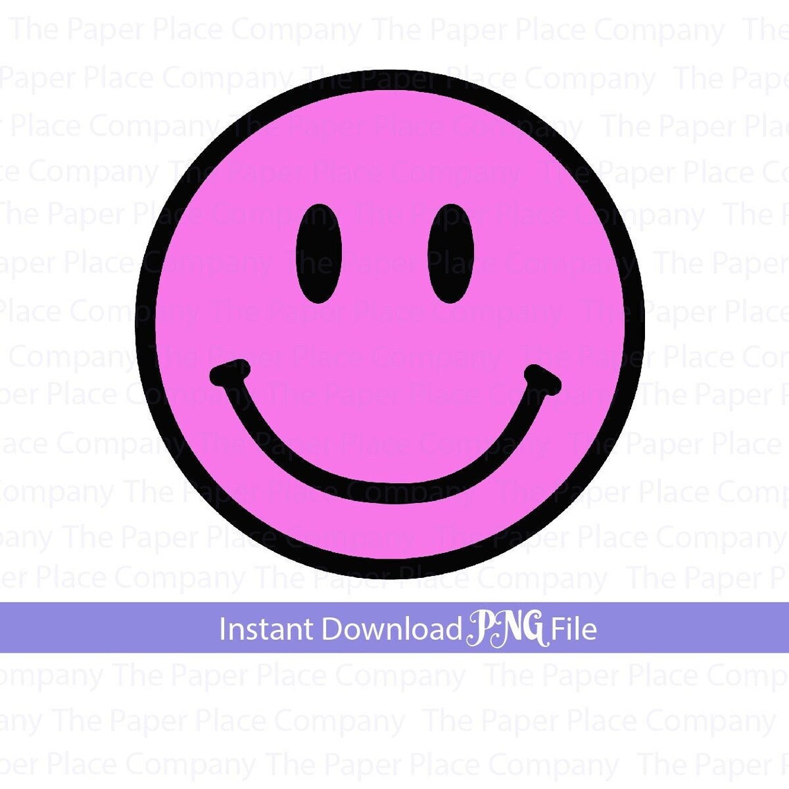 Smiley Face PNG Pink Smile Smiley Face Digital Download - Etsy