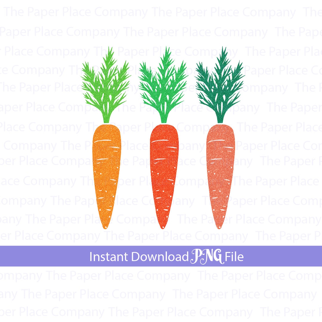 Glitter Carrots PNG, Carrots Png, Easter Carrots, Easter Png, Glitter ...