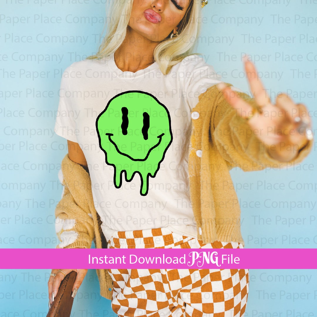 Drip Smiley, Smile, Smiley Face, Digital Download, PNG - Etsy