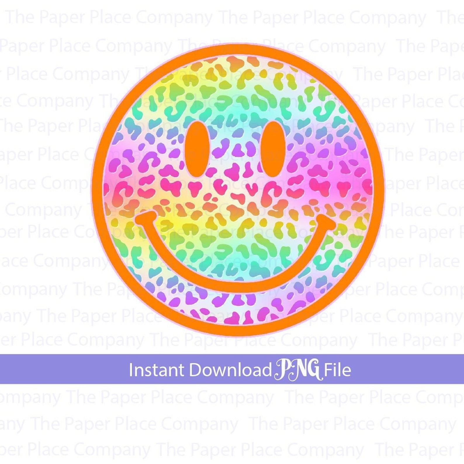 Leopard Smile Smiley Face Digital Download PNG - Etsy