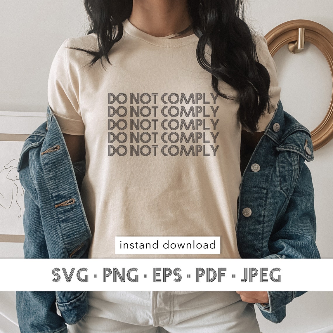Do Not Comply SVG, Do Not Comply PNG, Do Not Comply Shirt, Anti Tyranny ...