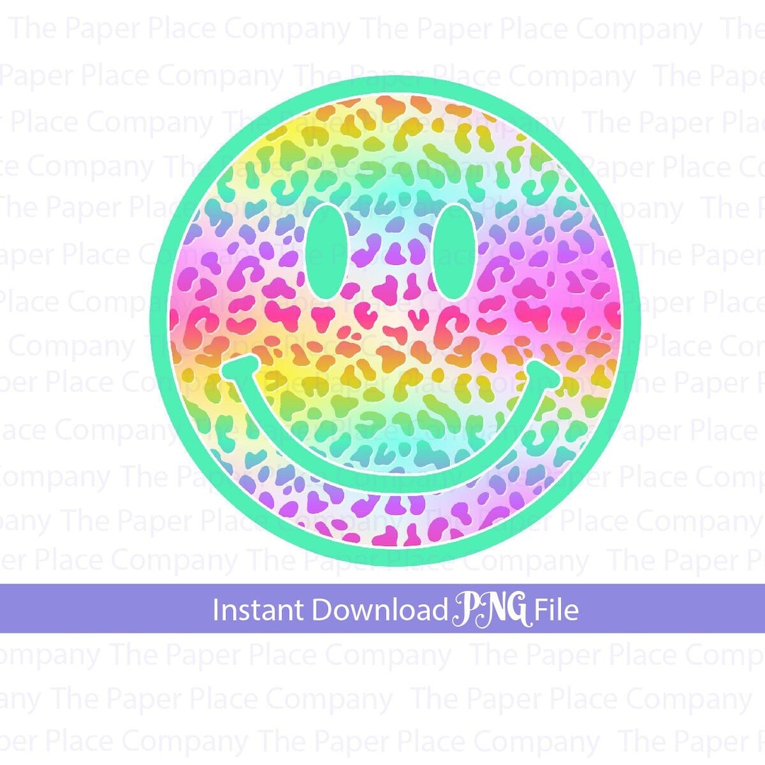 Leopard Smile, Smiley Face, Digital Download, PNG - Etsy