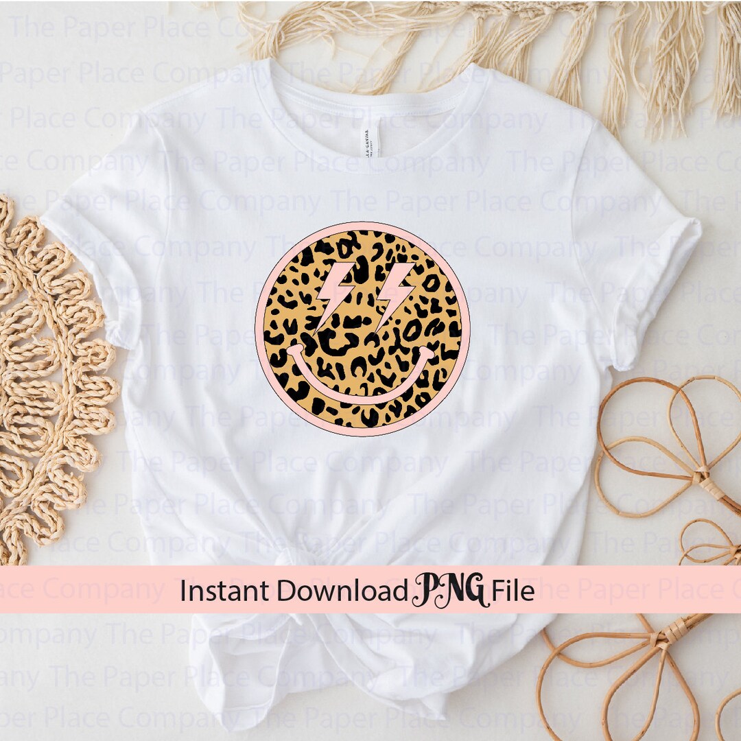 Leopard Smile, Smiley Face, Digital Download, PNG - Etsy