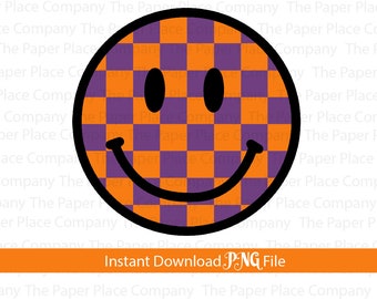 Halloween Smiley Face PNG - Etsy