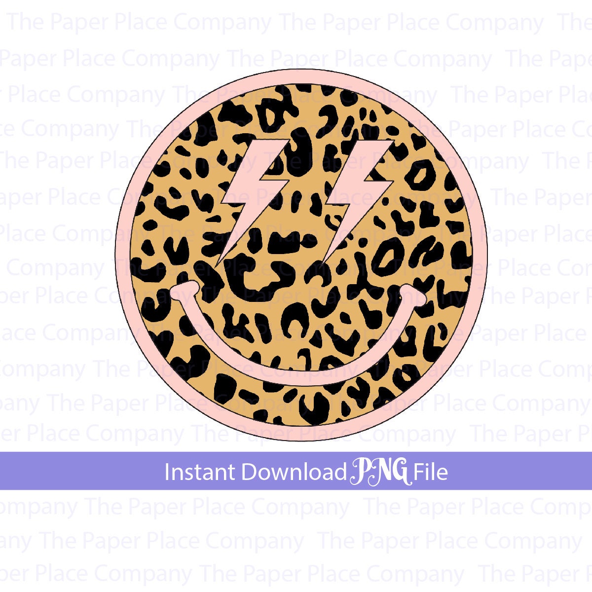 Leopard Smile Smiley Face Digital Download PNG - Etsy