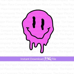 Drip Smiley, Smile, Smiley Face, Digital Download, PNG - Etsy