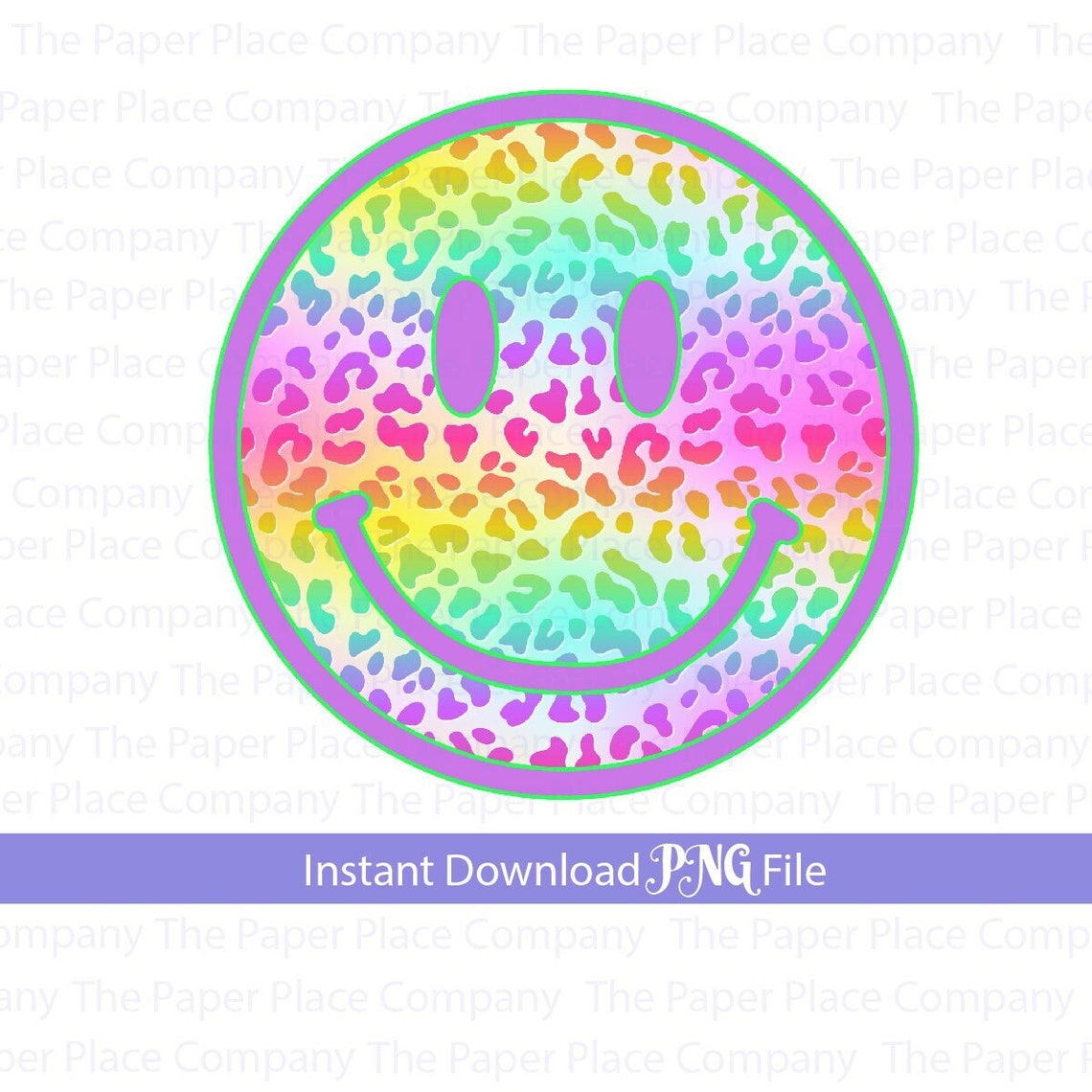 Smiley Face PNG Leopard Smile Smiley Face Digital Download - Etsy