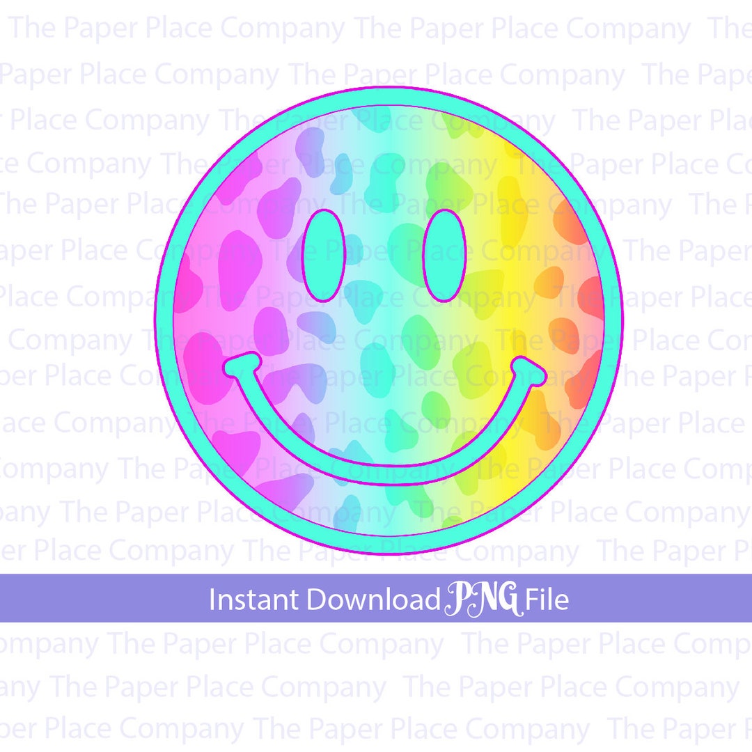 Leopard Smile, Smiley Face, Digital Download, PNG - Etsy
