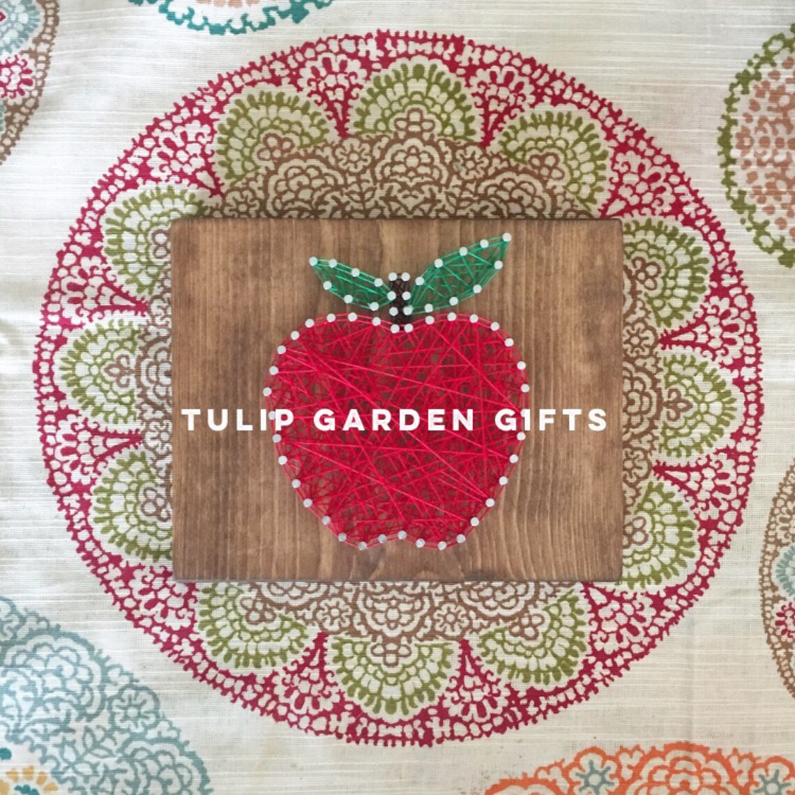 Apple String Art Mini Teacher Appreciation Gift Teacher - Etsy