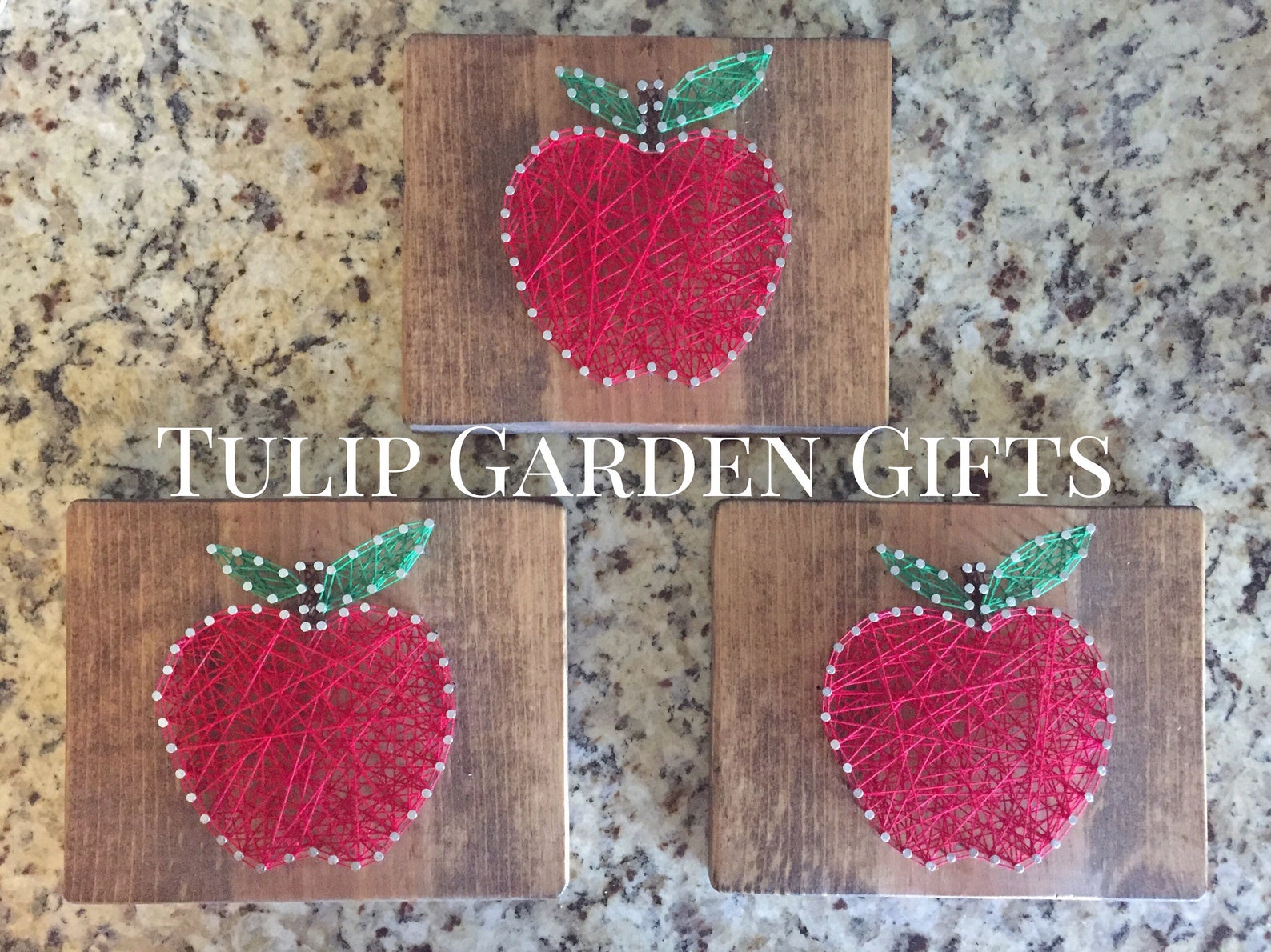 Apple String Art Mini Teacher Appreciation Gift Teacher - Etsy