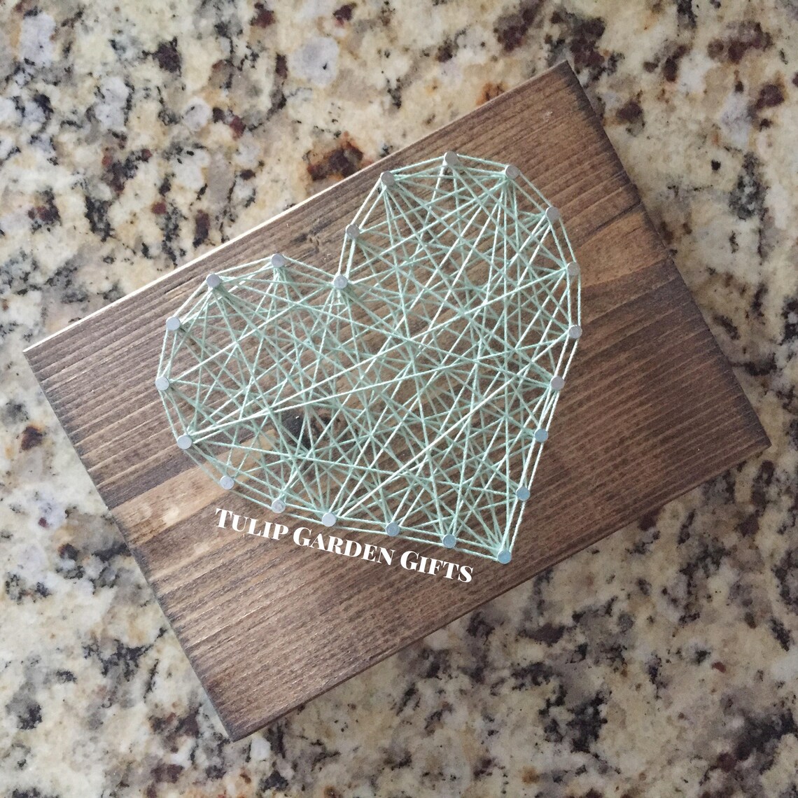 Heart String Art Mini Stringart Heart Heartstrings String | Etsy