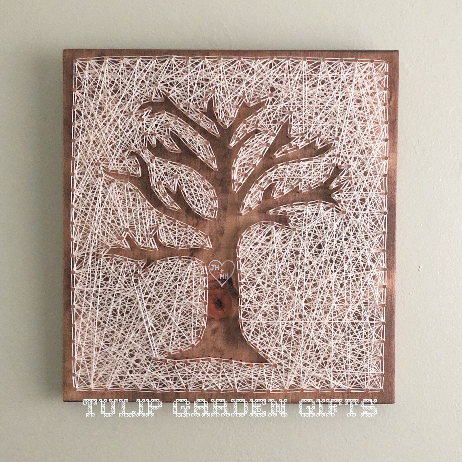 Tree of Love Inverted String Art Tree of Life String Art - Etsy