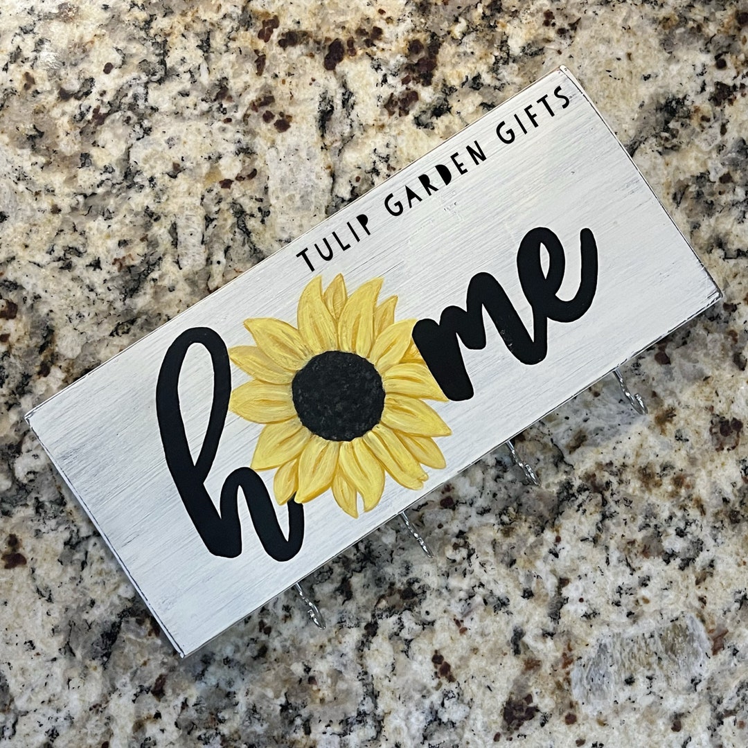 Sunflower Key Holder Sunflower Home Key Hanger Key Holder - Etsy