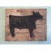 Cow String Art Wall Hanging Pallet Style Farmhouse Decor Cow - Etsy