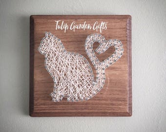 Cat String Art | Etsy