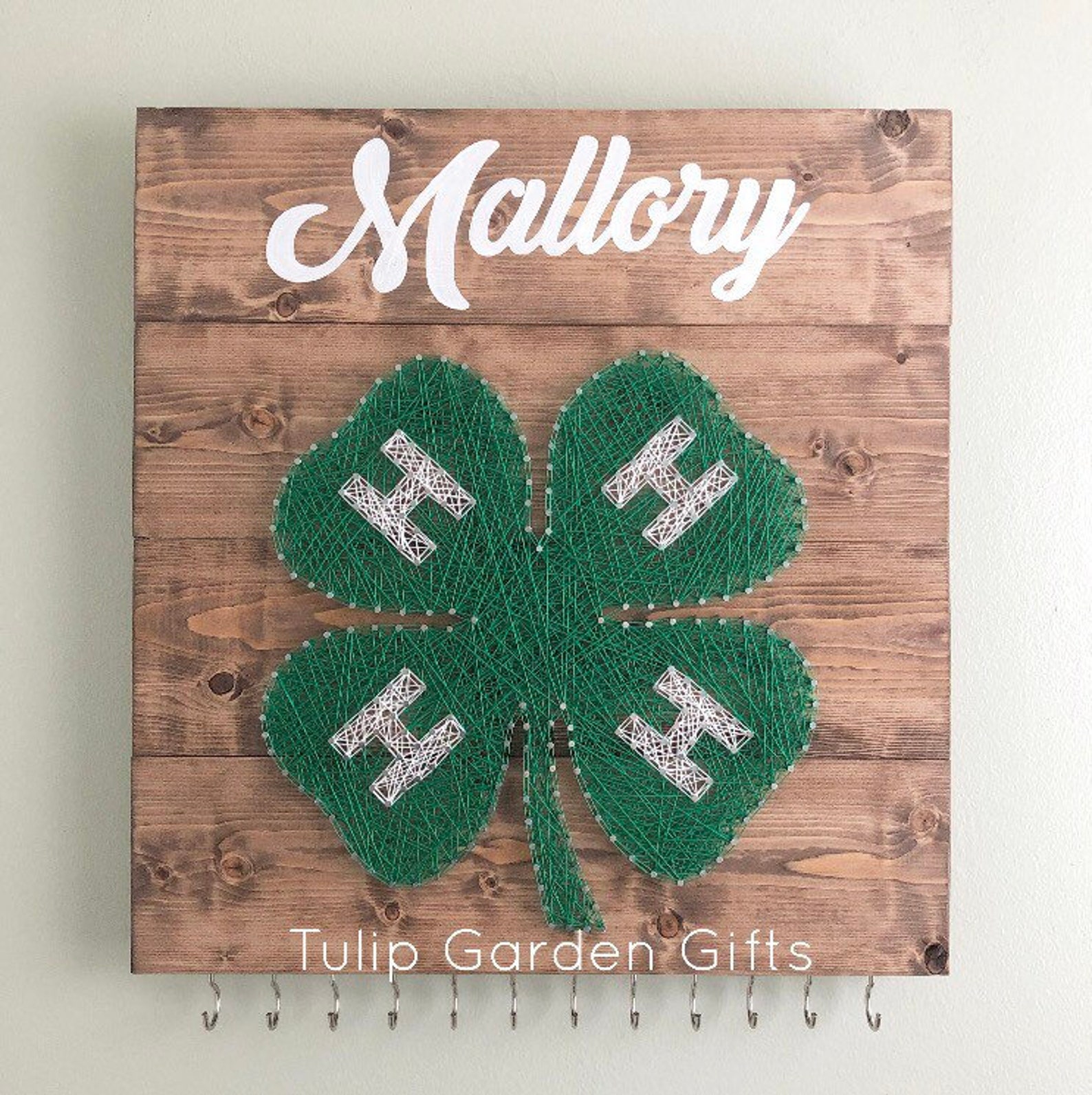 Wooden 4H String Art Ribbon Award Hanger Medal Hanger Ribbon | Etsy