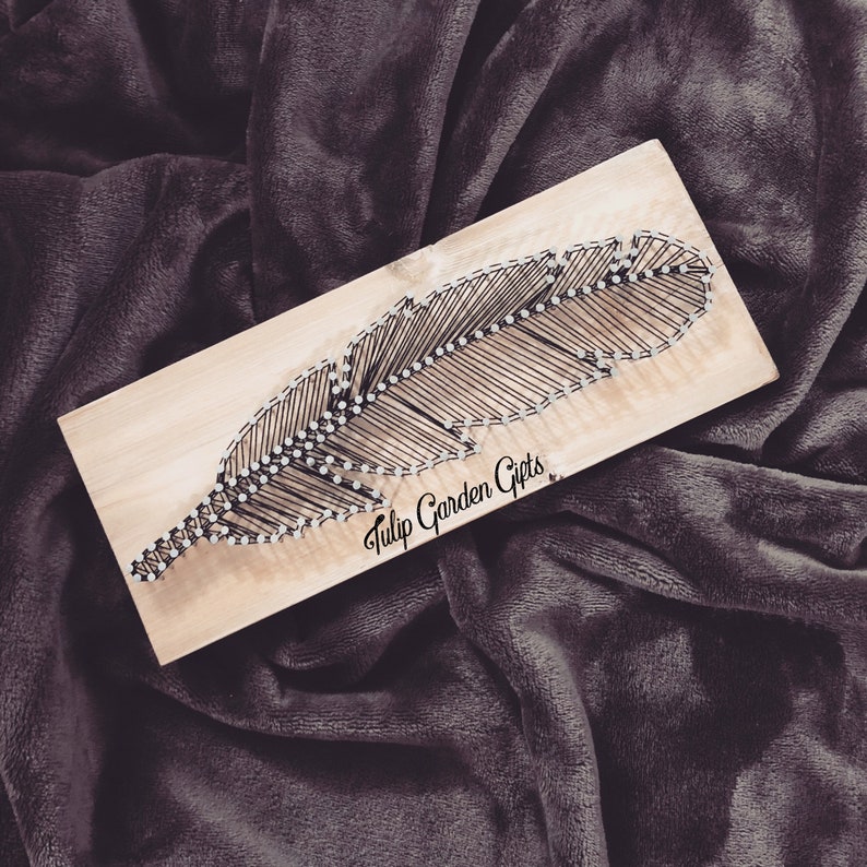 Feather String Art String Art Feather Feather Art Feather - Etsy