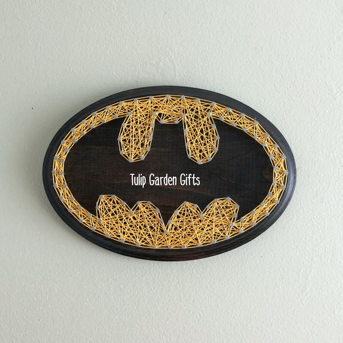 Batman String Art Plaque Batman Signal String Art Batman - Etsy