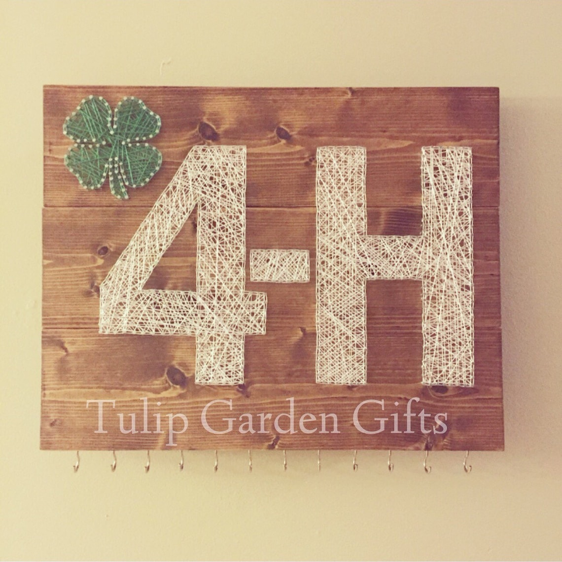 Wooden 4H String Art Ribbon Award Hanger Medal Hanger Ribbon | Etsy