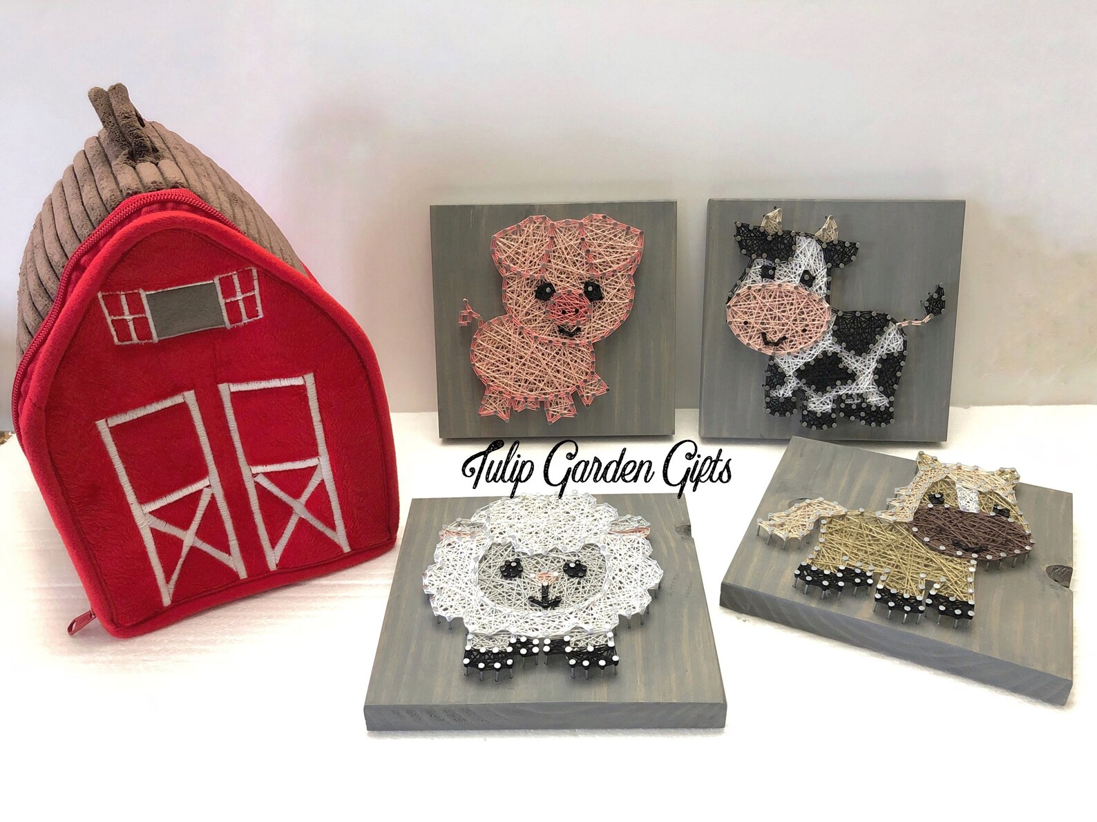 Farm Animal String Art Baby Farm Animals Farm Nursery Decor | Etsy