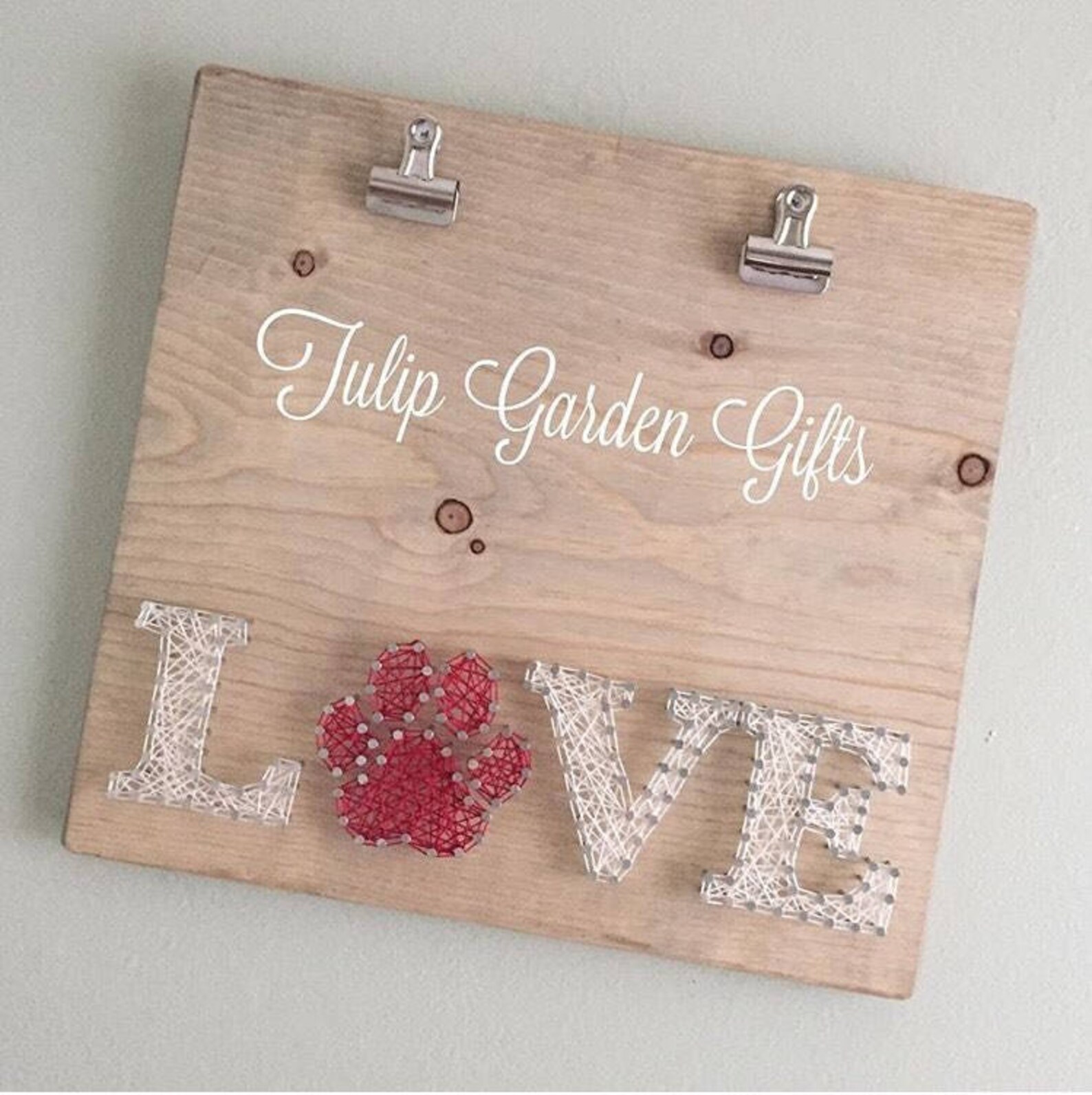String Art Photo Display String Art Picture Display Pet - Etsy