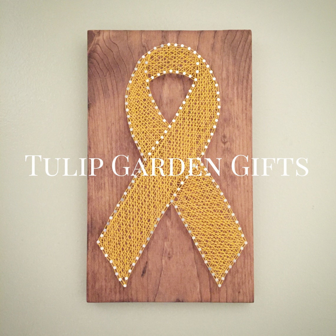 Awareness Ribbon String Art Cancer Ribbon String Art Ribbon - Etsy