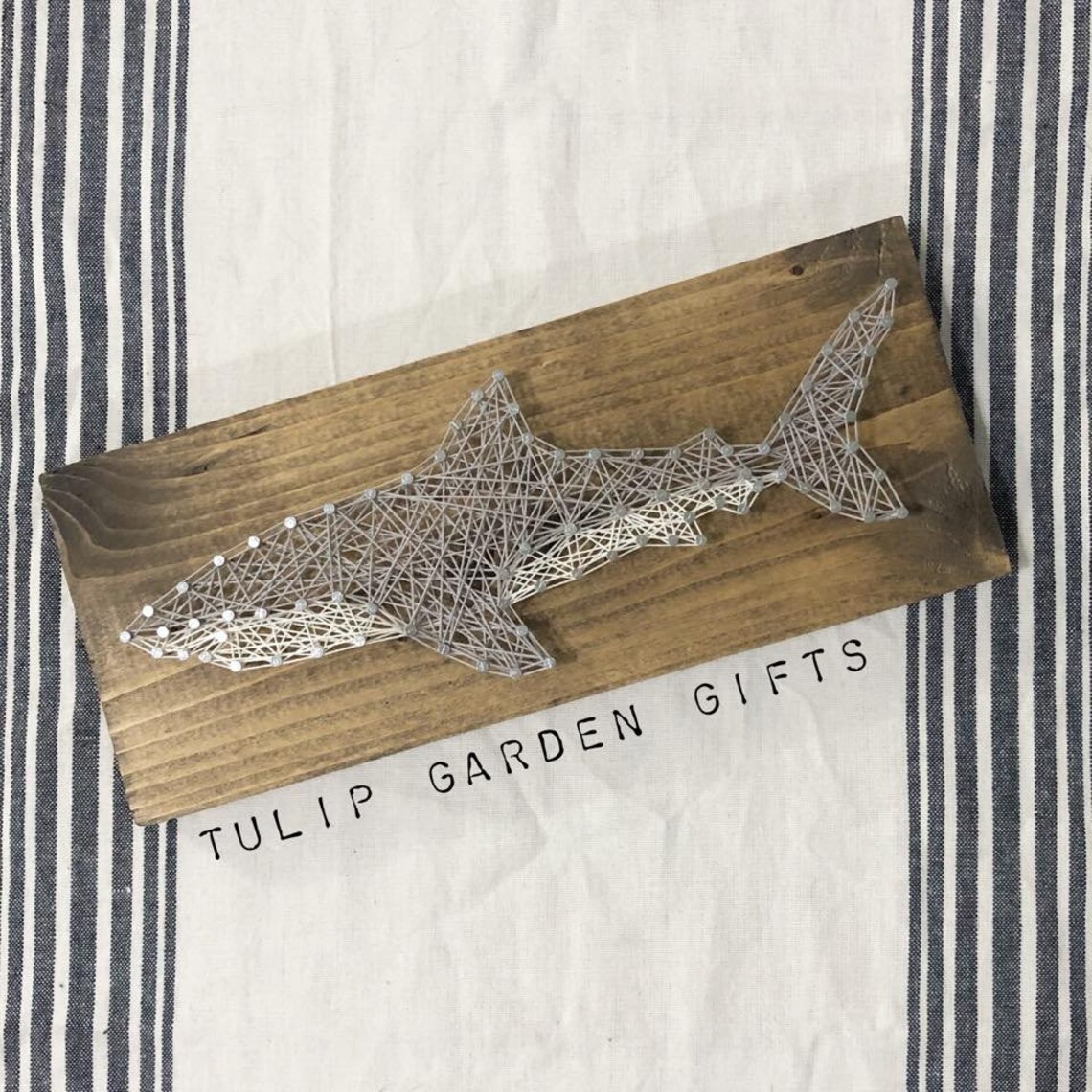 Shark String Art Great White Shark String Art Shark Bedroom - Etsy