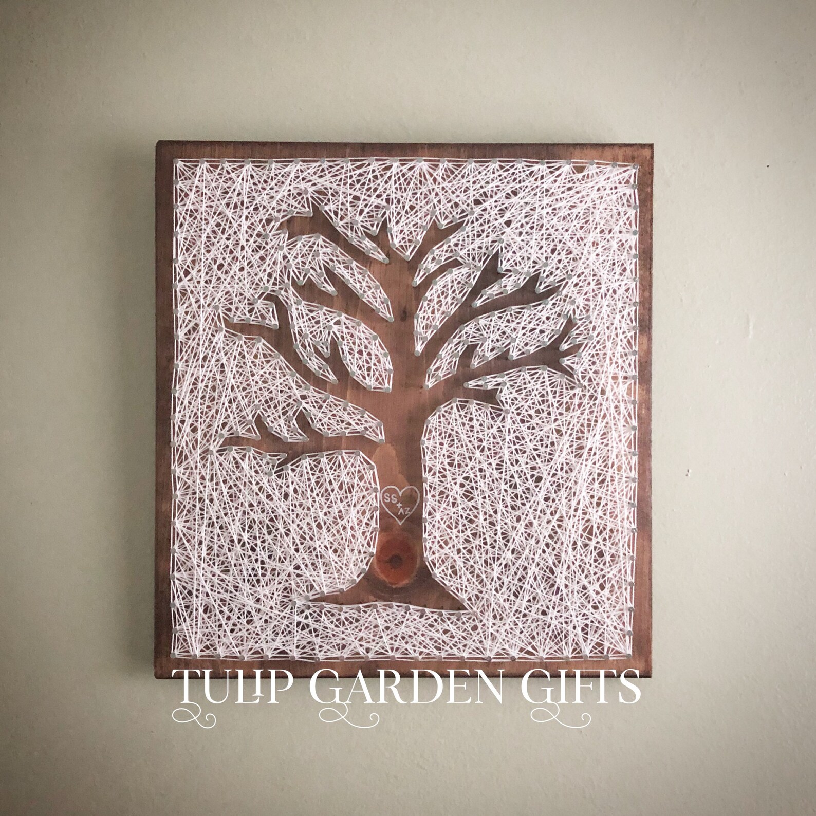 Tree of Love Inverted String Art Tree of Life String Art - Etsy