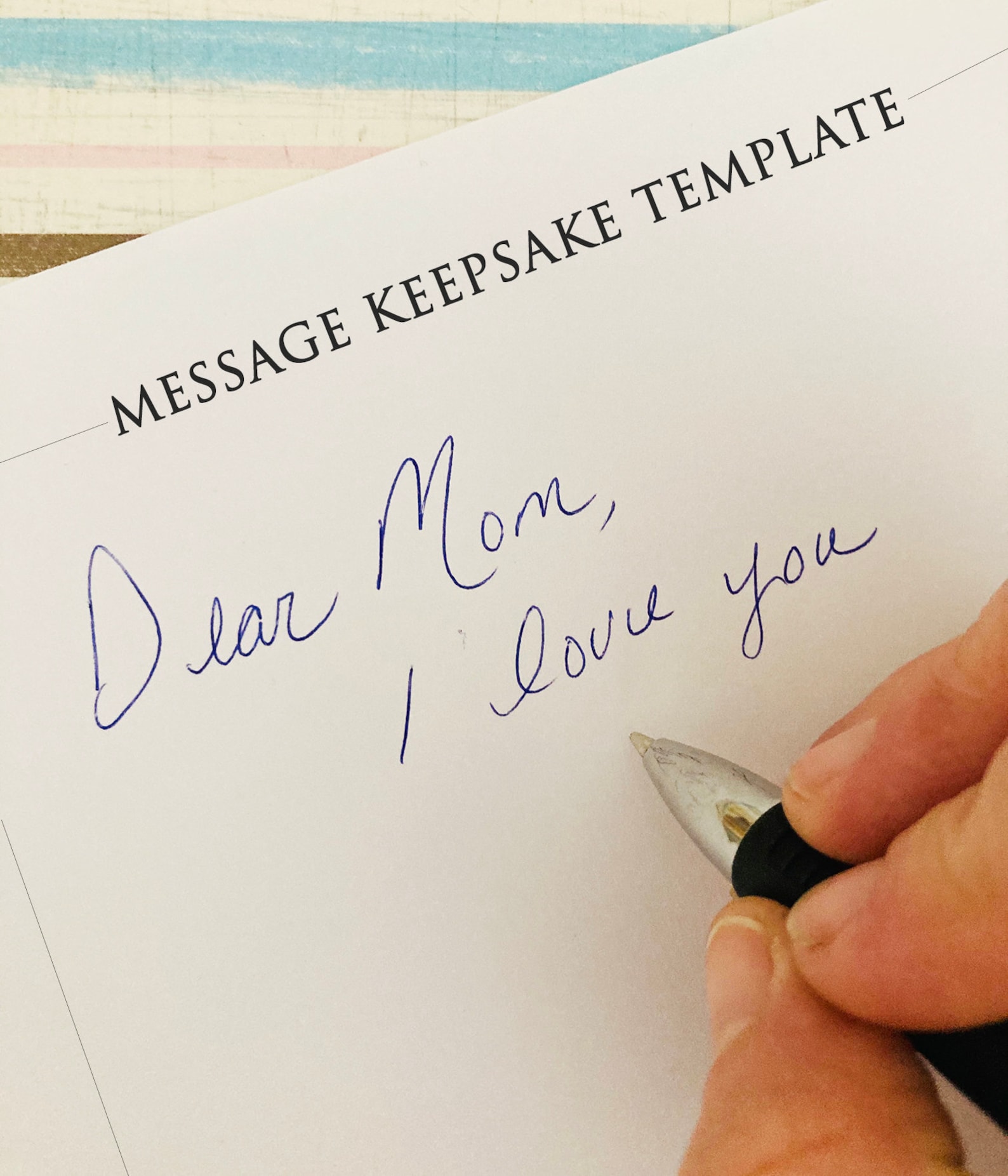 Handwritten Letter Box : Message on Top of Box Wedding Thank - Etsy