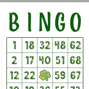 500 Bingo Cards Pdf Download 1 2 and 4 per Page Instant - Etsy