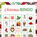 50 Christmas Bingo Cards Pdf Download 1 per Page Instant - Etsy