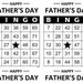 500 Father's Day Bingo Cards Pdf Download 1 2 and 4 per - Etsy