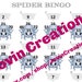 2 Spider Bingo Boards Plus 1 Blank, 15 Line 75 Call, Instant Printable ...
