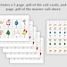 50 Holiday Bingo Cards, 1 and 2 per Page, Instant Printable Fun Party ...
