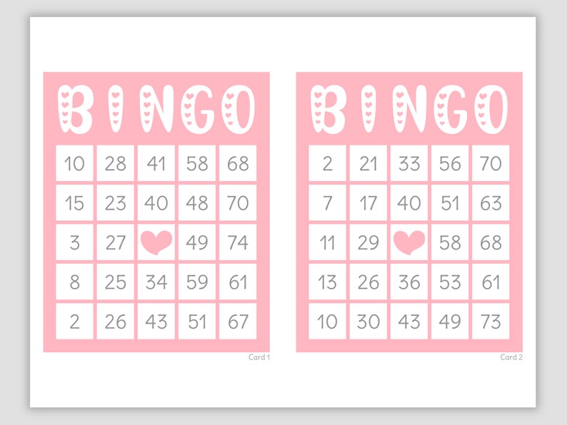 200 Bingo Cards Pdf Download, 1, 2, and 4 per Page, Instant Printable ...