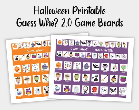 Halloween Guessing Template Game: Where Did It Happen Halloween