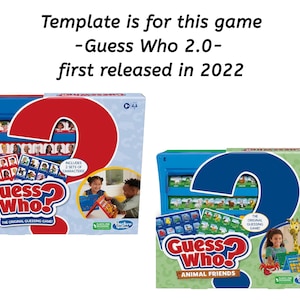 Guess Who Canva Template, Make Your Own Custom Printable 2.0 Game ...