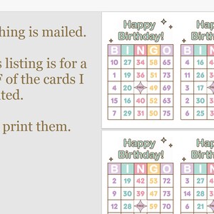 200 Birthday Bingo Cards Pdf Download, 2 per Page, 75 Call, Instant ...