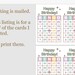 200 Birthday Bingo Cards Pdf Download, 2 per Page, 75 Call, Instant ...