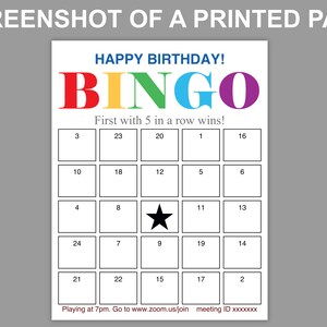 50 Card Editable Bingo Template, 24 Call Game, All Text and Free Image ...