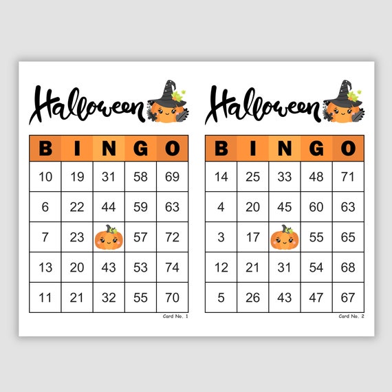 100 Bingo Cards Pdf Download, 1, 2, and 4 per Page, Instant Printable ...