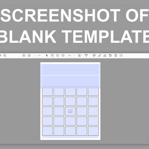 50 Card Editable Bingo Template, 24 Call Game, All Text and Free Image ...