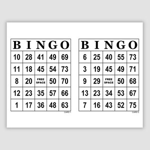 500 Jumbo Printable Bingo Cards Pdf Download, 1, 2, 4, and 6 per Page ...