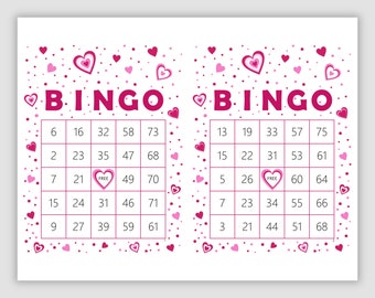 2004 Bingo Cards Pdf Download, 6 per Page, Instant Printable Fun Party ...