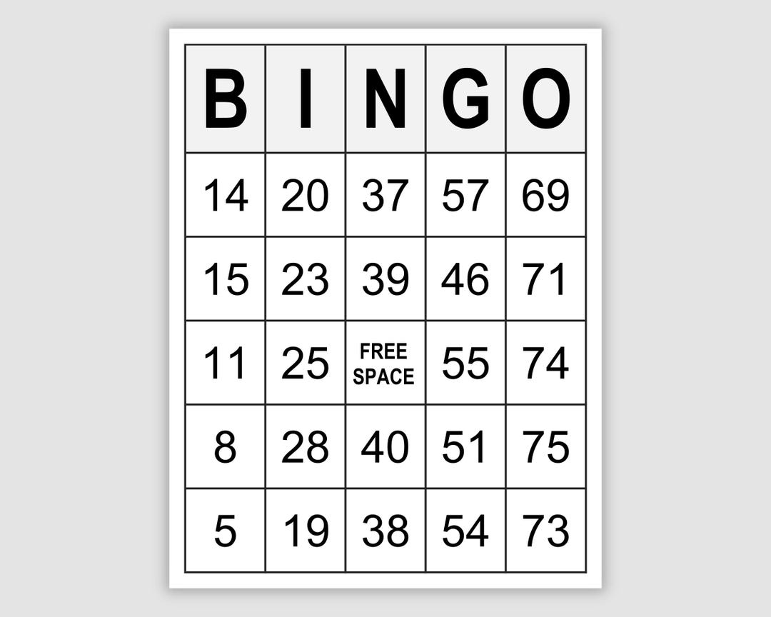 500 Jumbo Bingo Cards Pdf Download Easy Read Large Print Bingo Cards ...